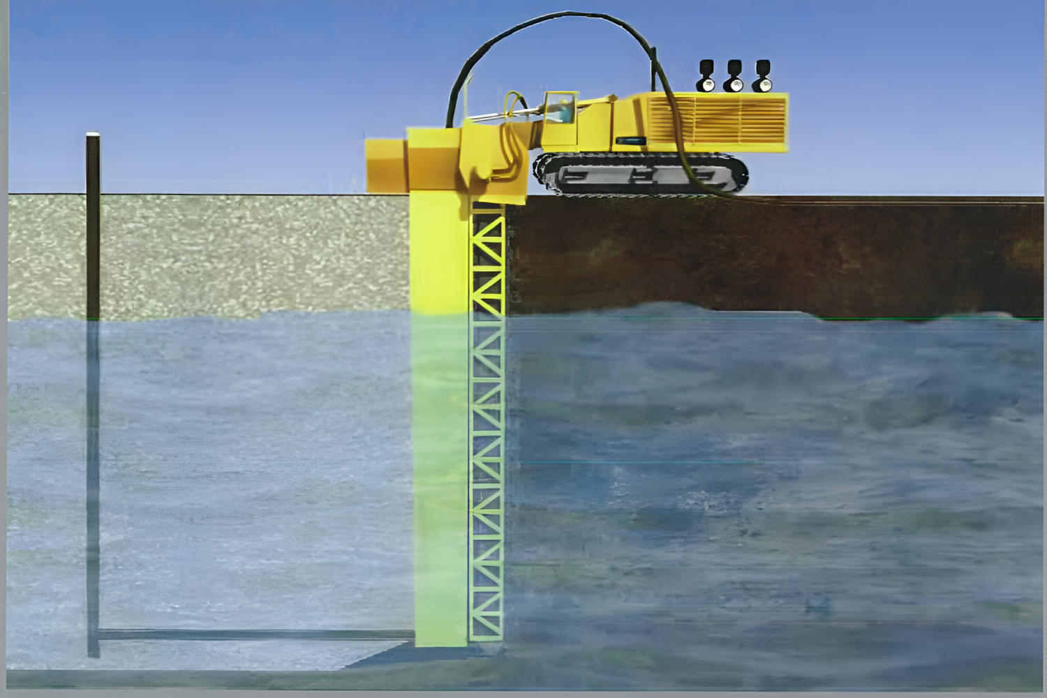 Collection Trenches – DeWind One Pass Trenching