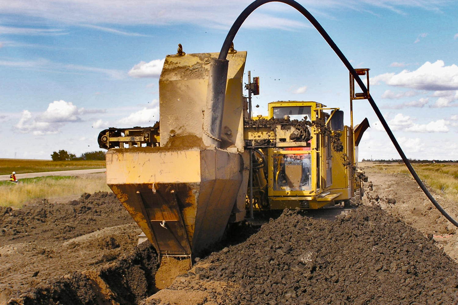 Collection Trenches – DeWind One Pass Trenching