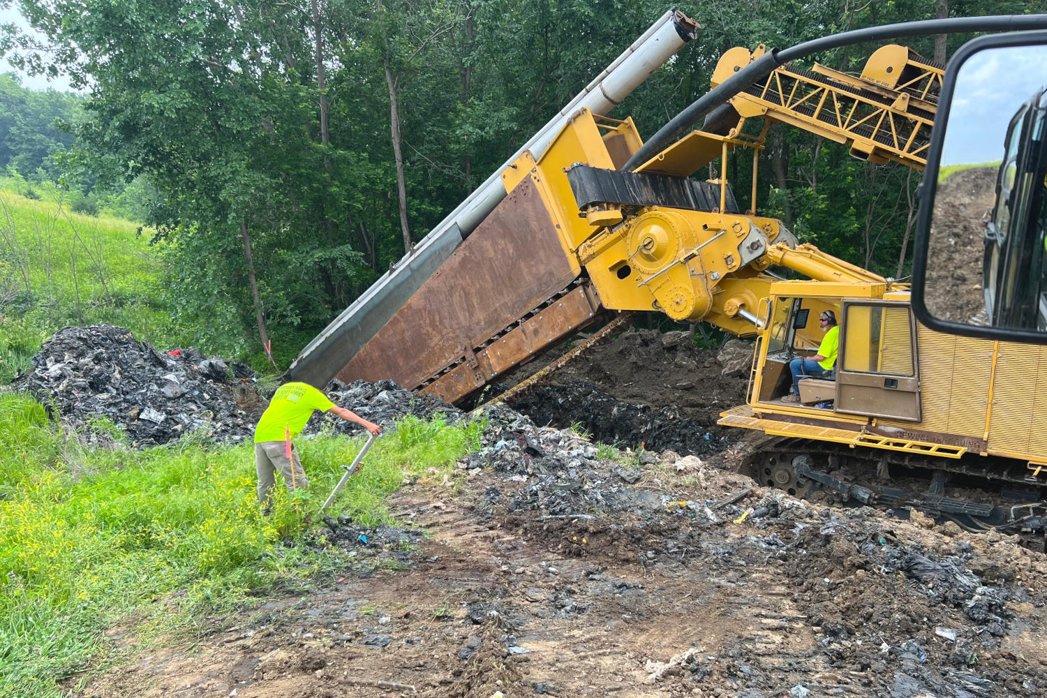 Landfill Remediation – DeWind One Pass Trenching