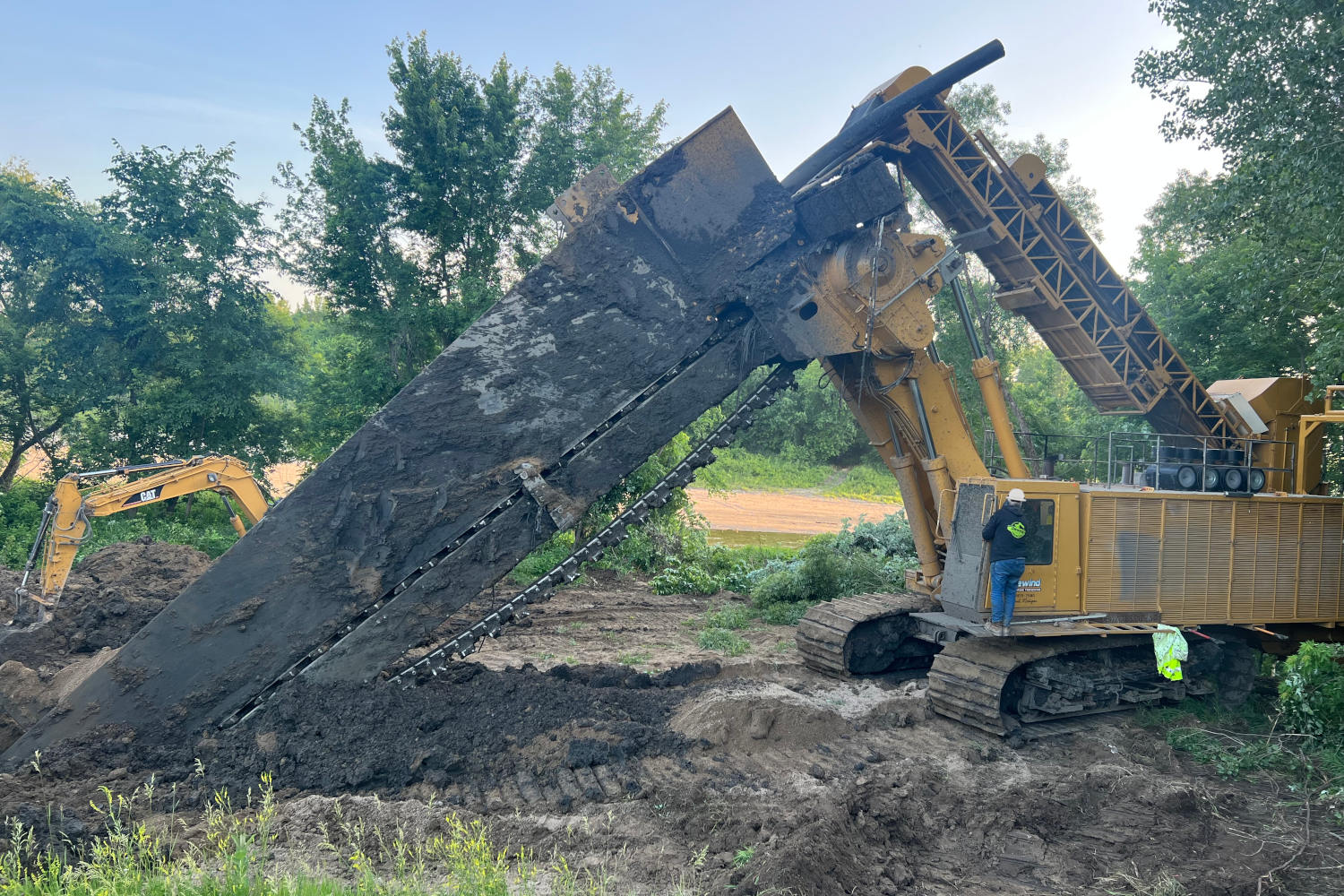 Landfill Remediation – DeWind One Pass Trenching