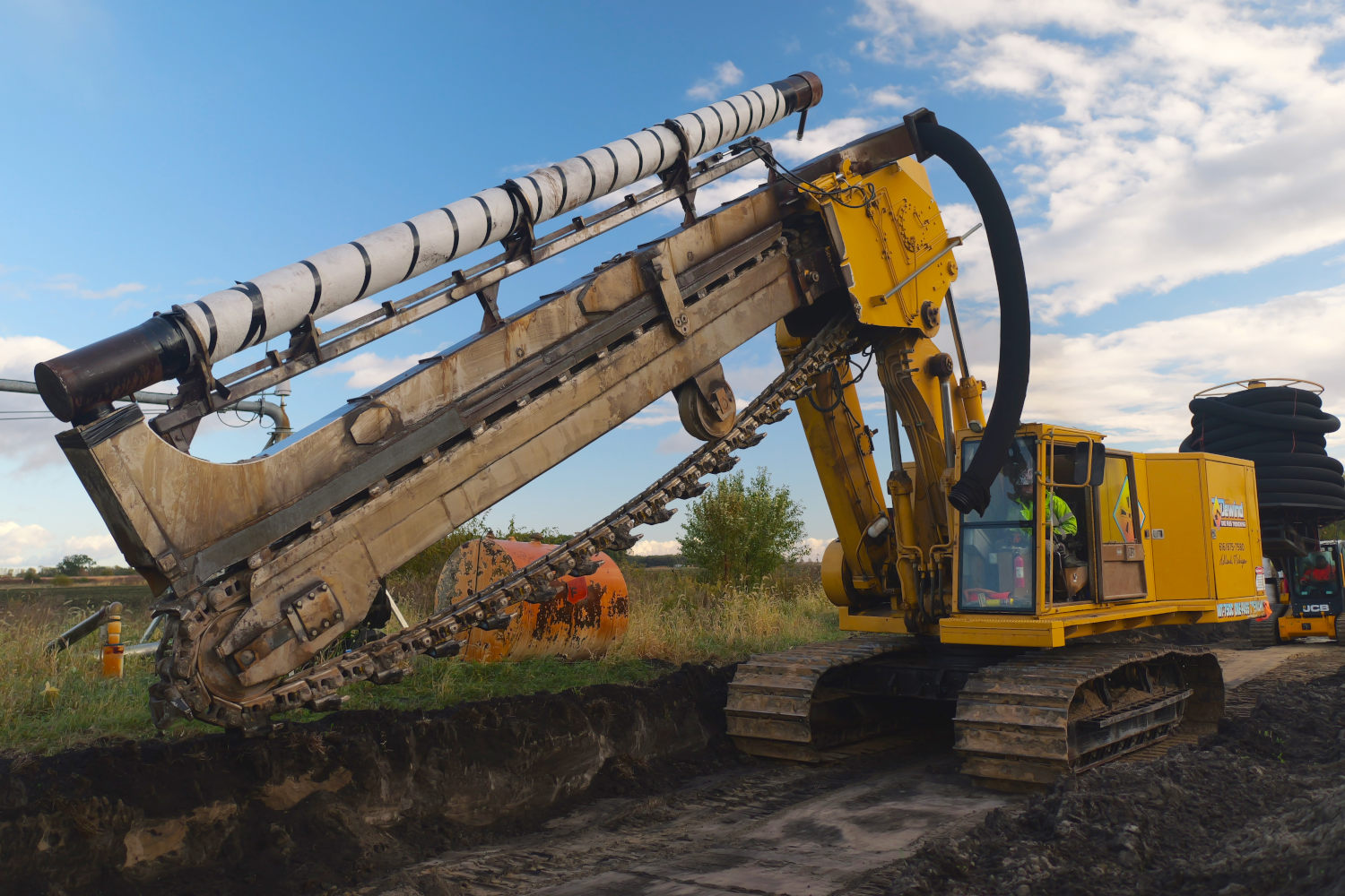 Municipal Water Supply Installation - DeWind One Pass Trenching